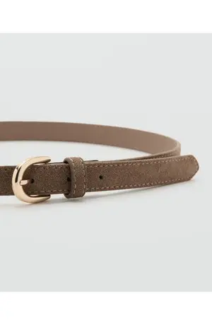 Mango Suede Belt