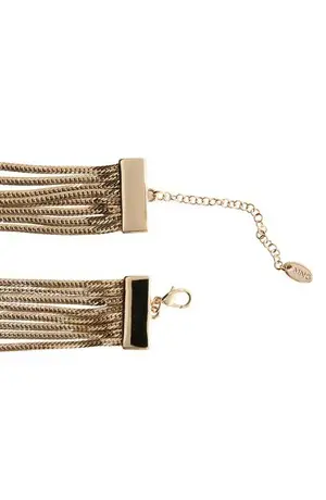 Mango Multistrand Chain Necklace