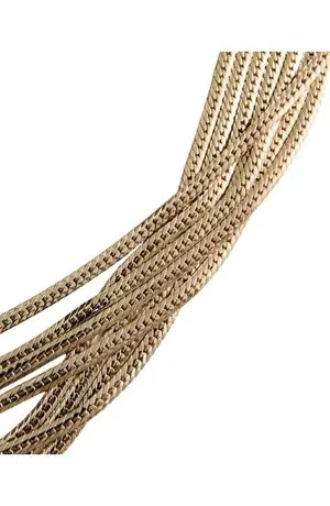 Mango Multistrand Chain Necklace
