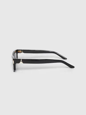 Manière De Voir Milan Curved-frame Sunglasses - Black