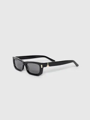 Manière De Voir Milan Curved-frame Sunglasses - Black