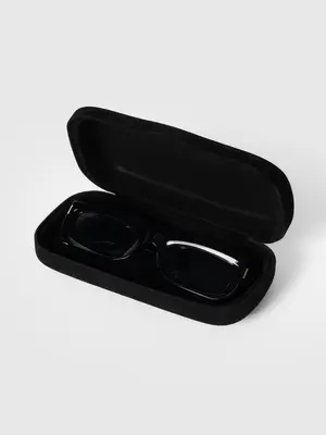 Manière De Voir Milan Curved-frame Sunglasses - Black