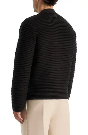 Manière De Voir Anton Ribbed Knit Cardigan