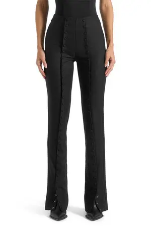 Manière De Voir Tailored Trousers With Button Detail