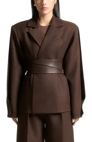 Maniere De Voir Double Breasted Blazers For Women