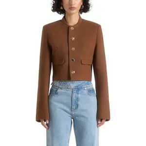 Manière De Voir Evana Structured Wool Jacket