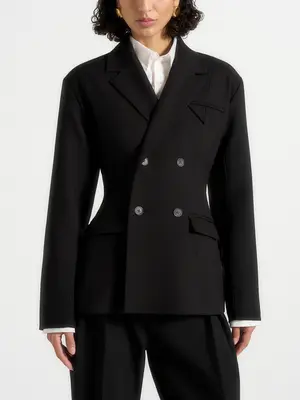 Maniere De Voir Button Detailed Blazers For Women