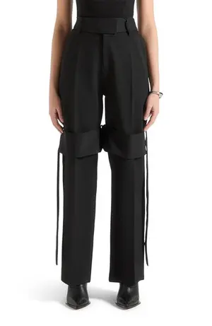 Maniere De Voir Belted Pants For Women
