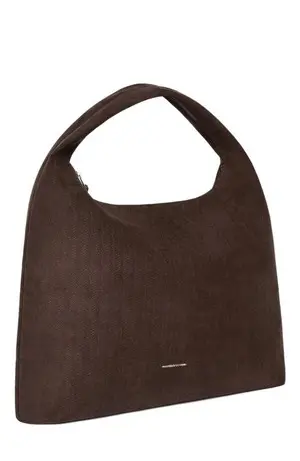 Manière De Voir Aubin Braided Suede Hobo Bag