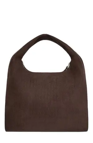 Manière De Voir Aubin Braided Suede Hobo Bag