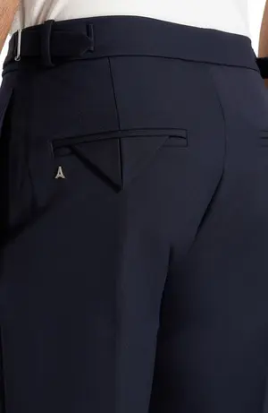 Manière De Voir Aiden Slim Fit Stretch Trousers - Navy