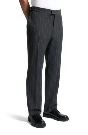 Manière De Voir Joseph Regular Fit Pinstripe Trousers