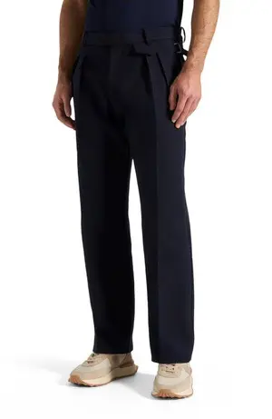 Manière De Voir Pierre Relaxed Fit Pleated Tailored Trousers