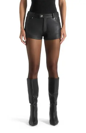Manière De Voir Samia Mini Shorts - Black