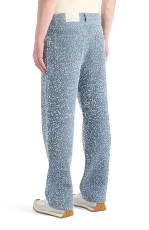Manière De Voir Arnault Boucle Pleated Jeans - Blue