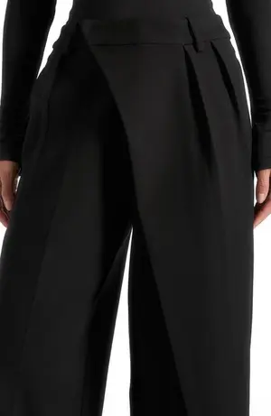 Manière De Voir Colette Tailored Wrap Pleat Trousers