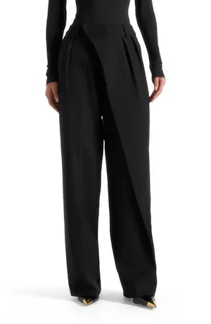 Manière De Voir Colette Tailored Wrap Pleat Trousers