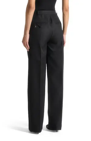 Manière De Voir Tailored Twin Pleat Trousers - Black
