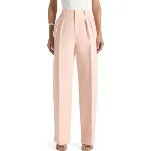 Manière De Voir Tailored Twin Pleat Trousers - Peach
