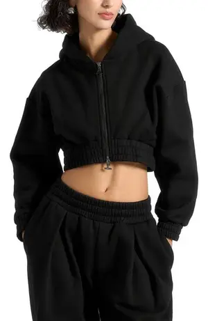 Manière De Voir Josiane Relaxed Zip Through Hoodie