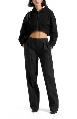 Manière De Voir Josiane Relaxed Zip Through Hoodie