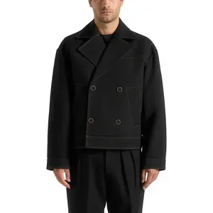 Manière De Voir Mika Tailored Jacket With Contrast Stitch