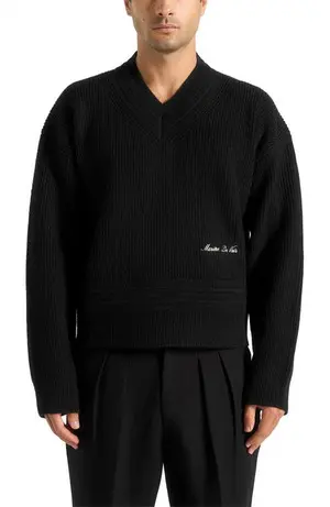 Maniere De Voir V Neck Knitwear For Men
