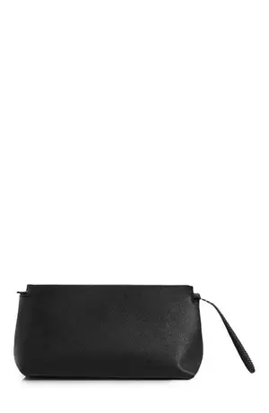 Manière De Voir Textured Vegan Leather Wash Bag