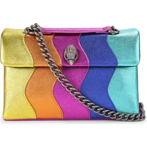 Kurt Geiger Kensington Convertible Leather Crossbody Bag - Rainbow Multi