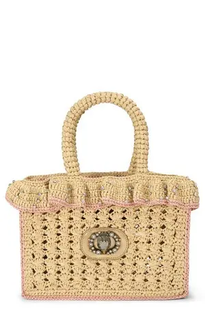 Kurt Geiger Ruffle Woven Tote