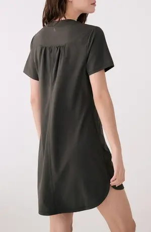 LOLE Olivie V-neck Dress - Olive