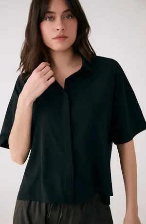 LOLE Olivie Boxy Shirt - Black