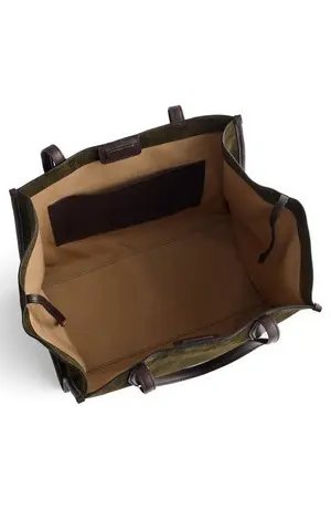 Madewell Suede Lexington Tote - Dried Olive Multi