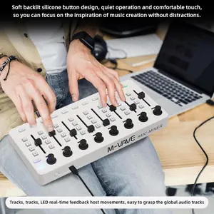 M-WAVE Wireless Midi Controller Usb Midi Mixer