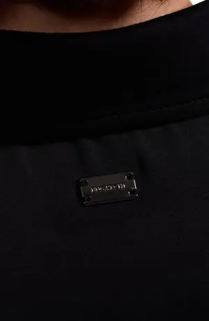 Bugatchi Soft Touch Knit Shirt Jacket - Black
