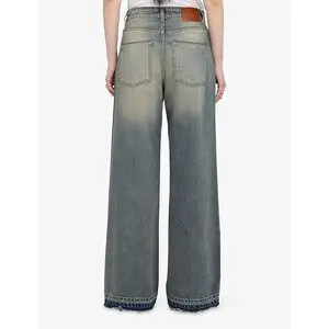 Zadig&Voltaire Eli Wide-leg Mid-rise Jeans - Light Blue
