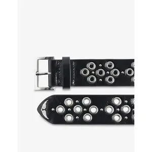 Zadig&Voltaire Starlight Eyelets Leather Belt