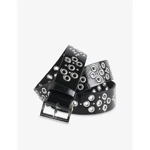 Zadig&Voltaire Starlight Eyelets Leather Belt