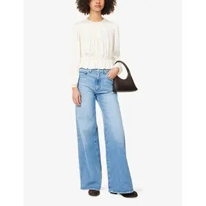 Paige Cameron 34" Wide-leg Denim Jeans - Moutaintop