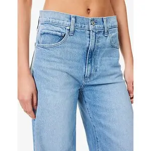 Paige Cameron 34" Wide-leg Denim Jeans - Moutaintop