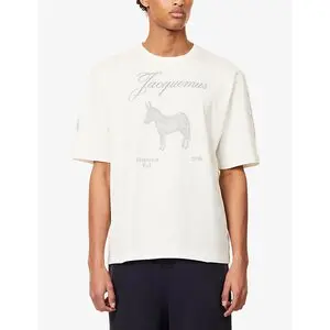 Jacquemus Ane Crewneck Cotton-jersey T-shirt