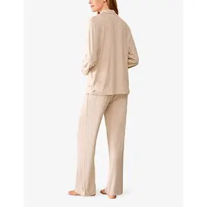 THE WHITE COMPANY Dotted Relaxed-fit Jersey Pyjamas