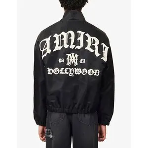 Amiri Hollywood High-neck Woven Jacket