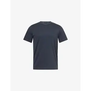Moncler Badge Crewneck Cotton-jersey T-shirt - Grey