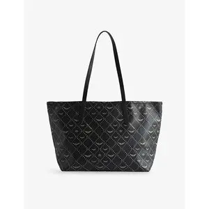 Zadig&Voltaire Z Shopper Revoltaire Coated-canvas Tote Bag - Black
