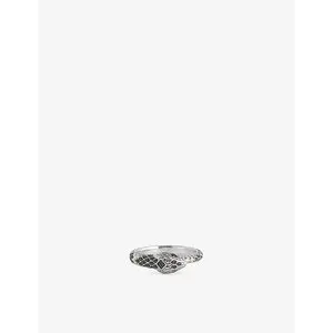 THOMAS SABO Snake Sterling Silver Ring - Black