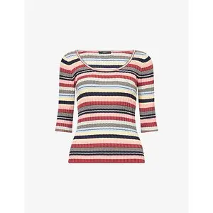 Max Mara Stripe Knitted Top