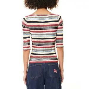 Max Mara Stripe Knitted Top