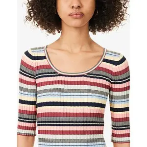 Max Mara Stripe Knitted Top