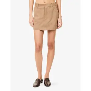 Dissh Suede Mini Skirt